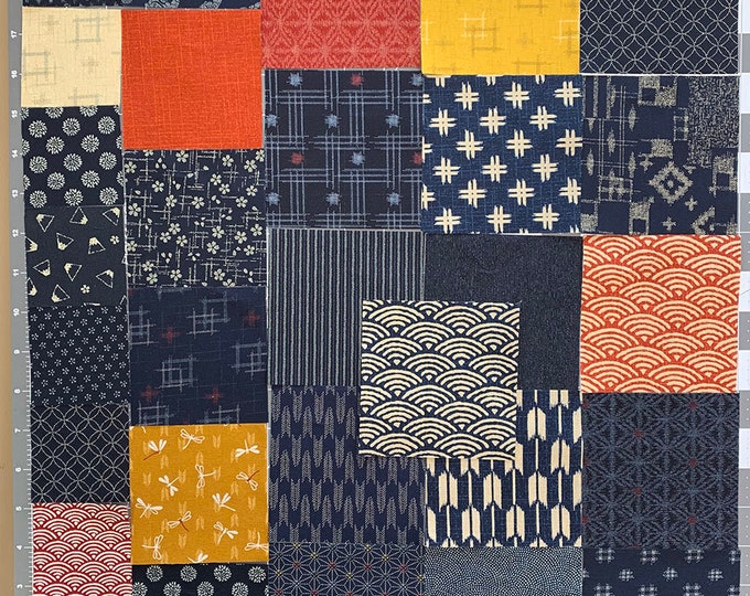 Denim Patch, Sashiko, Boro Patch, Handmade Sew-on Patch, Patch for ...