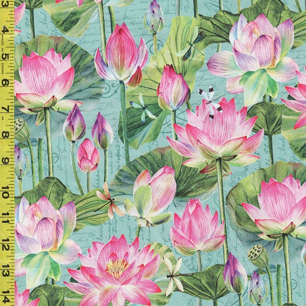 Lotus Fabric - Etsy