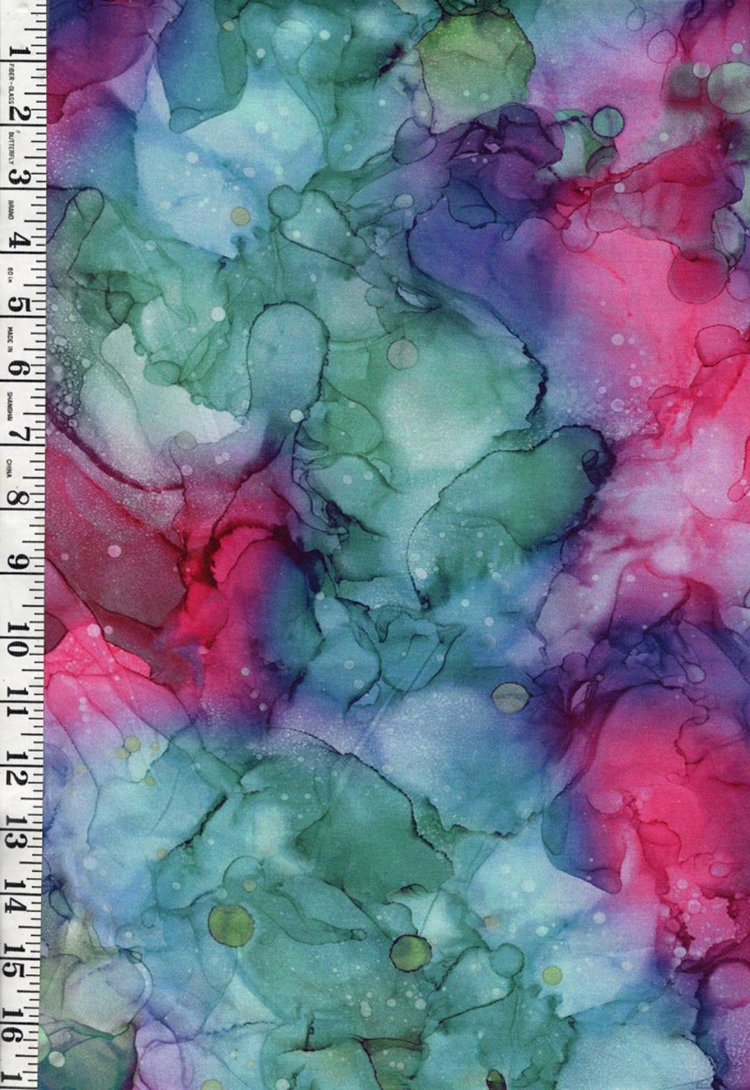 Fabric Art - Northcott Fluidity - Flora Abstract - DM27234-84 - Multi ...