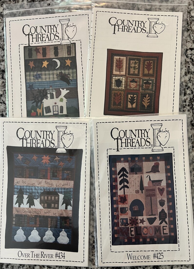 Quilt Patterns (country Threads) - Etsy