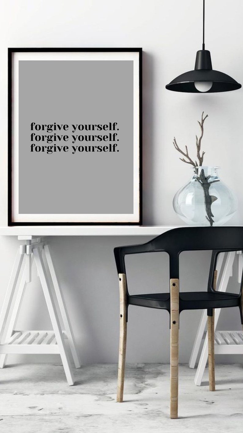 Forgive Yourself - Digital Art Print - Etsy