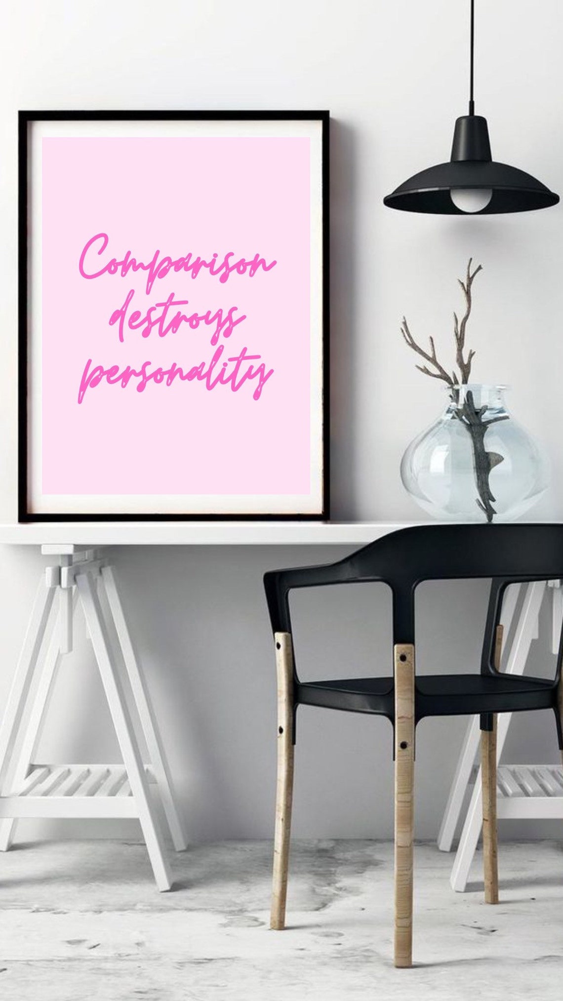 Comparison Destroys Personality - Digital Art Print - Etsy