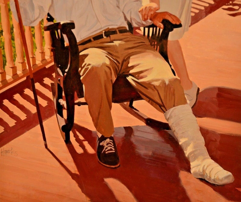 MITCHELL HOOKS Original Vintage Artist Signed 1950s Pin up Man Woman ...