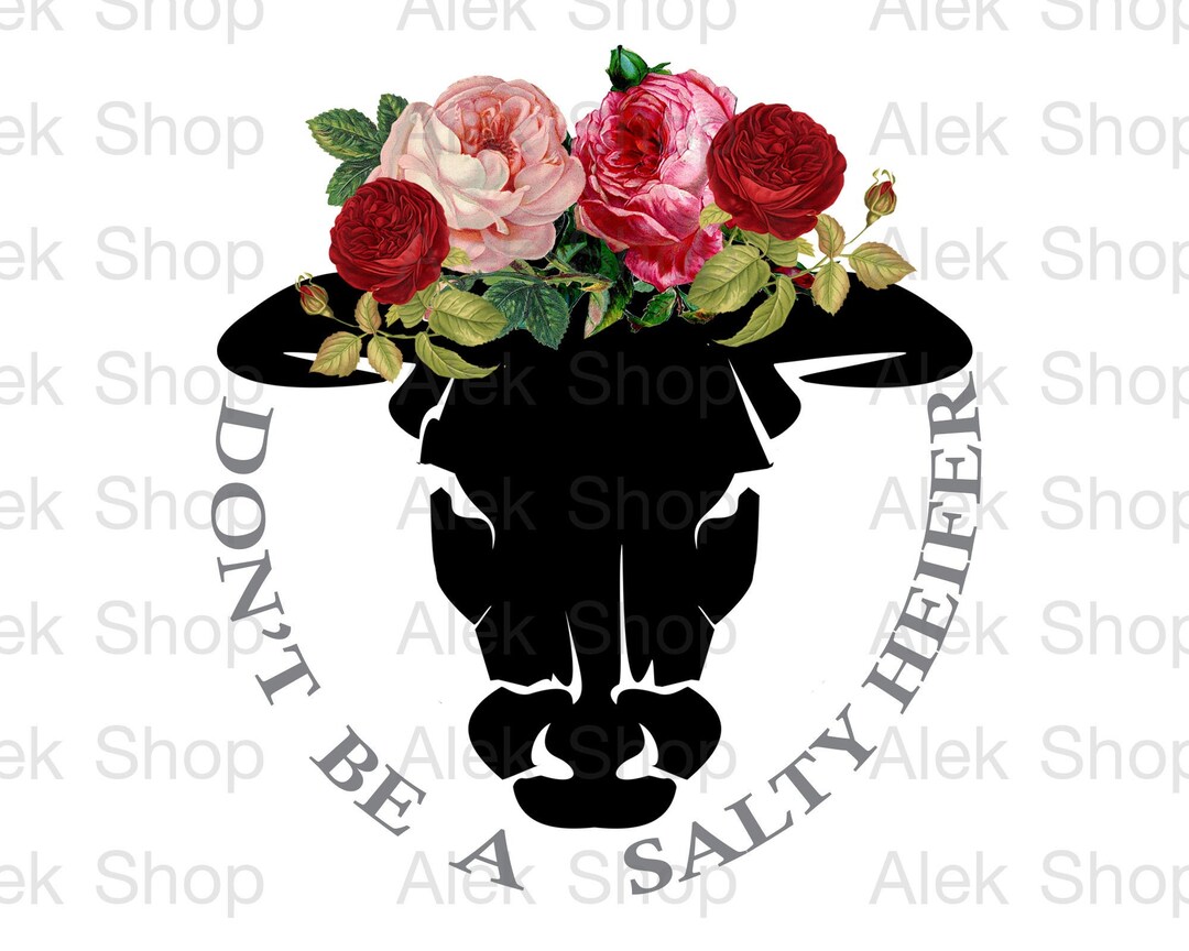 Salty Heifer Cow PNG – Farm Animal Design (digital Download) - Etsy UK