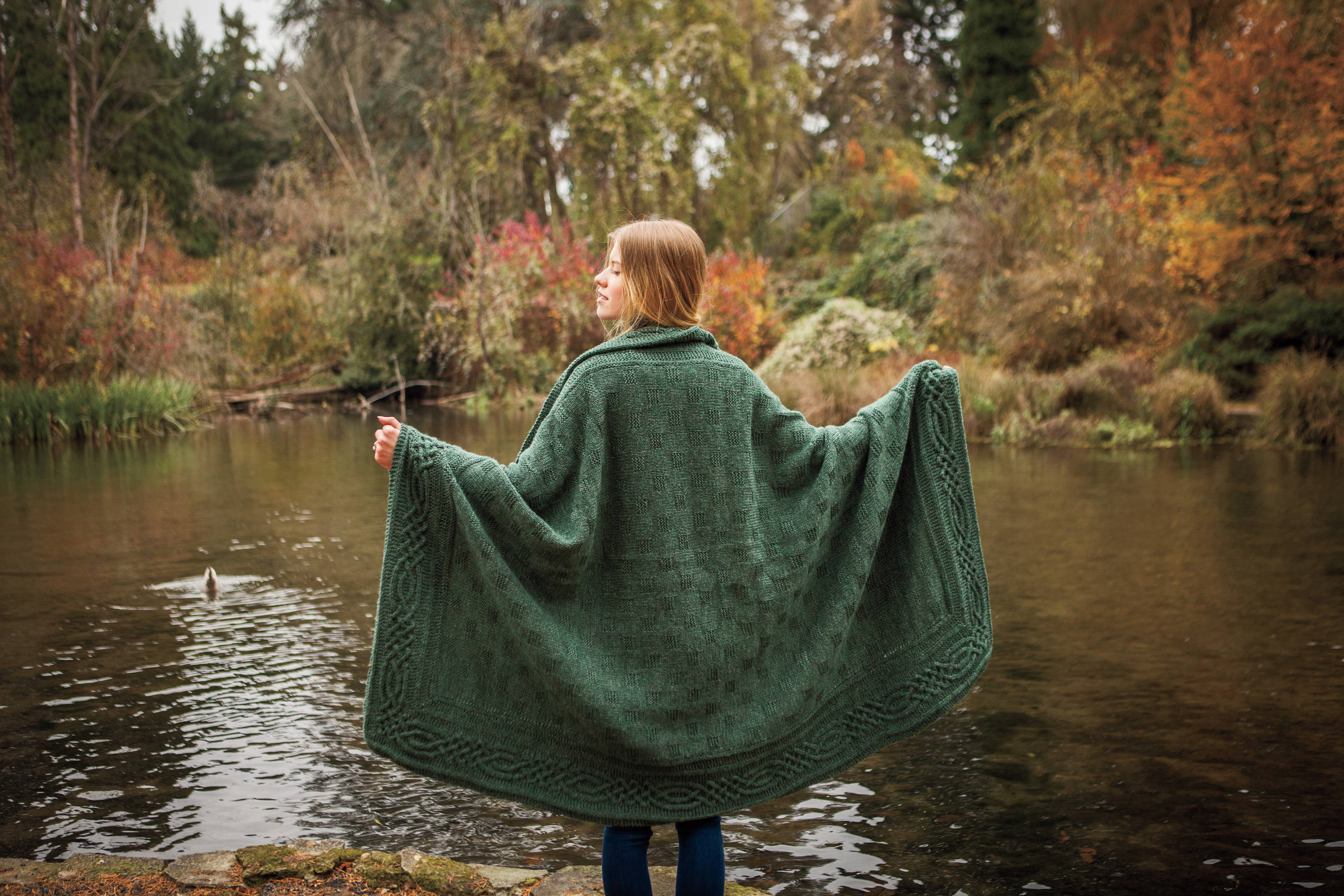 Stornoway Throw pdf knitting pattern in English or Swedish a | Etsy