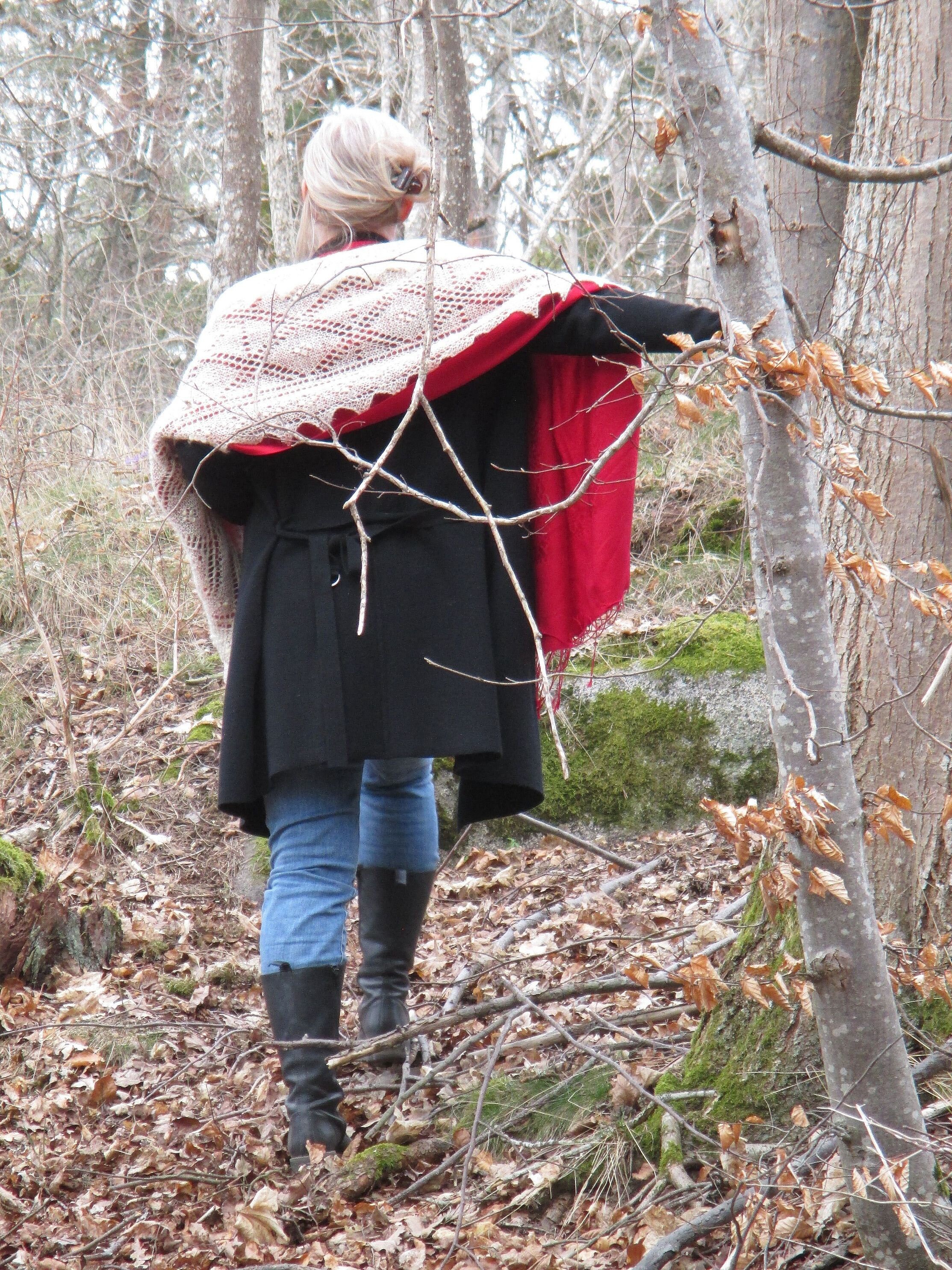 Snowdrops Shawl Make-your-own Kit Swedish Wool Yarn and - Etsy Australia