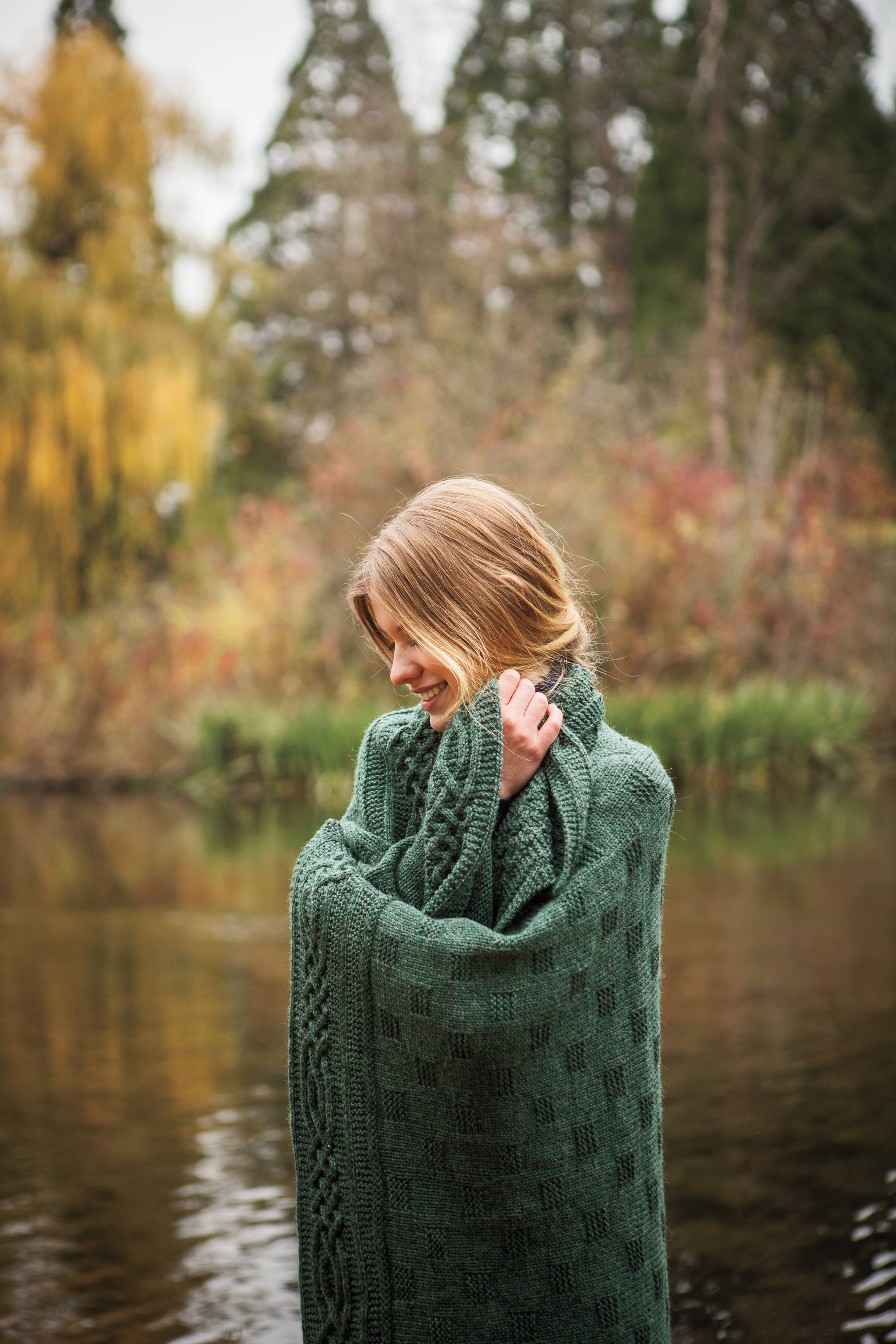 Stornoway Throw pdf knitting pattern in English or Swedish a | Etsy