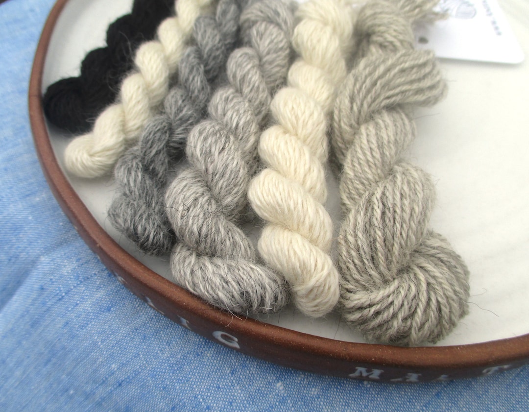 Sample Set of 6 Swedish Wool Yarns; 15 M Each - Etsy