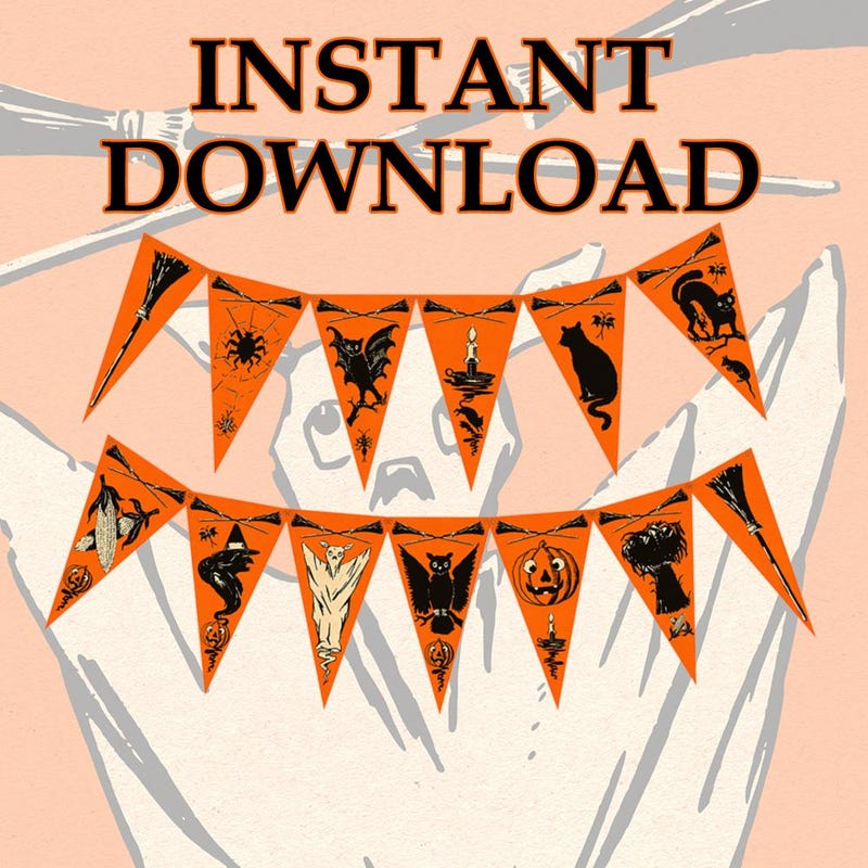 Halloween Beistle Garland - Etsy