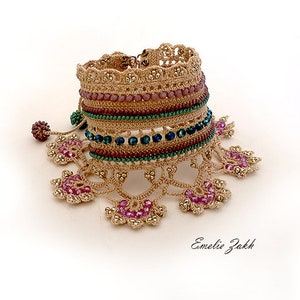 Pattern Crochet Bracelet Cuff 4 Tutorials PDF File Videos Bracelet ...