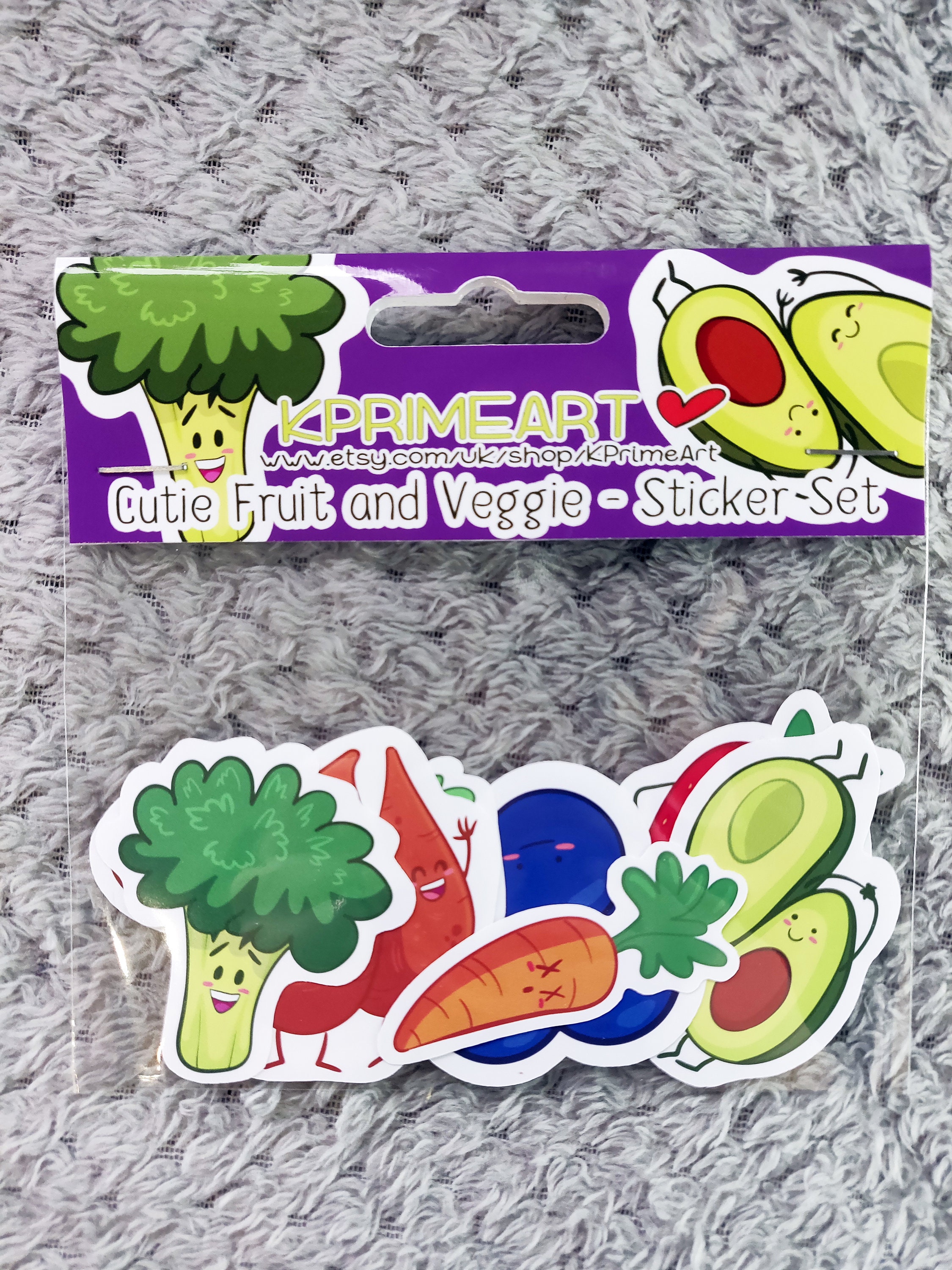 Fruit and Veg Vinyl Sticker Set Healthy Stickers Vinyl | Etsy