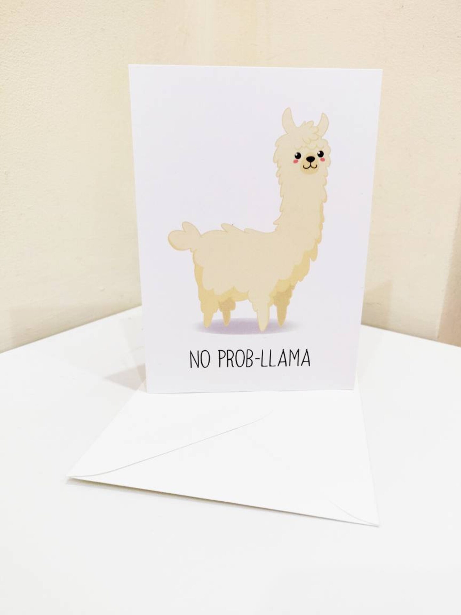 No Prob Llama No Probllama Llama Gift Llama Card Llama - Etsy