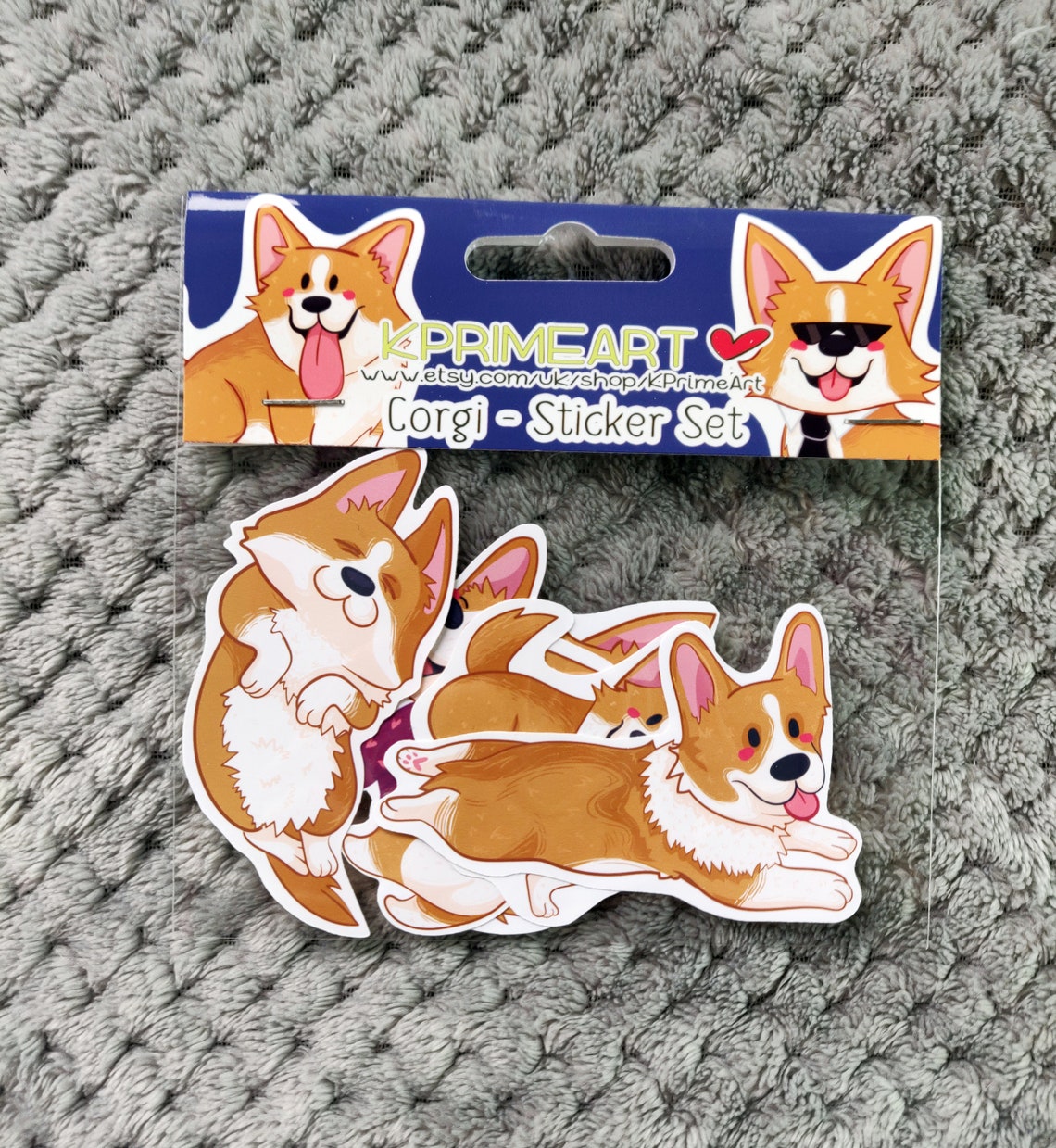 Corgi Vinyl Sticker Set Pembroke Welsh Corgi Red Corgi - Etsy