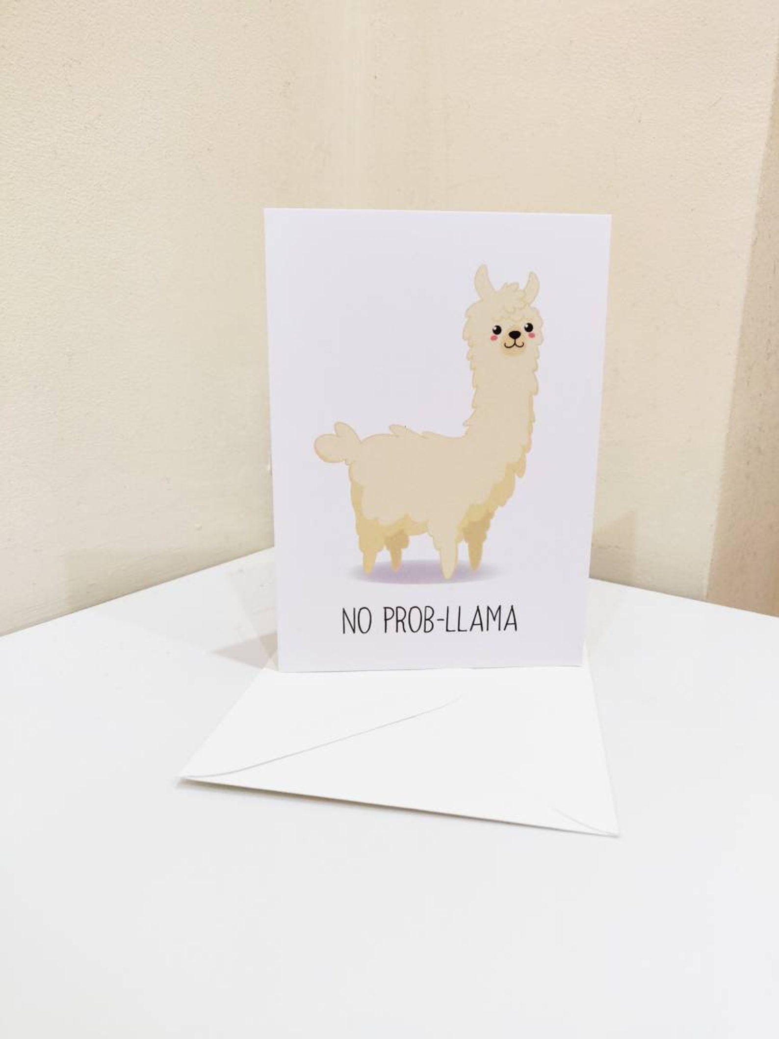 No Prob Llama No Probllama Llama Gift Llama Card Llama - Etsy