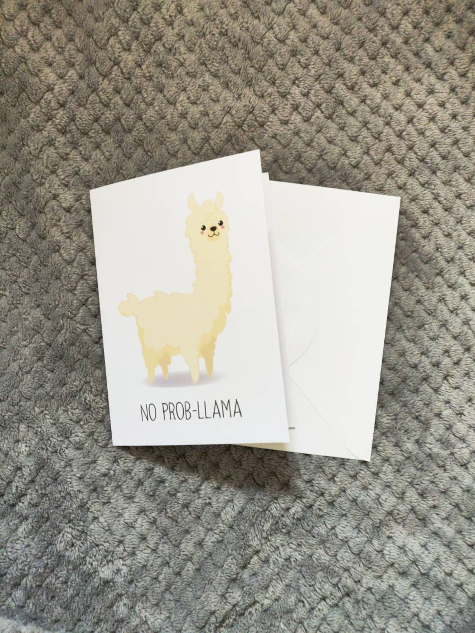 No Prob llama No Probllama Llama Gift Llama Card Llama | Etsy