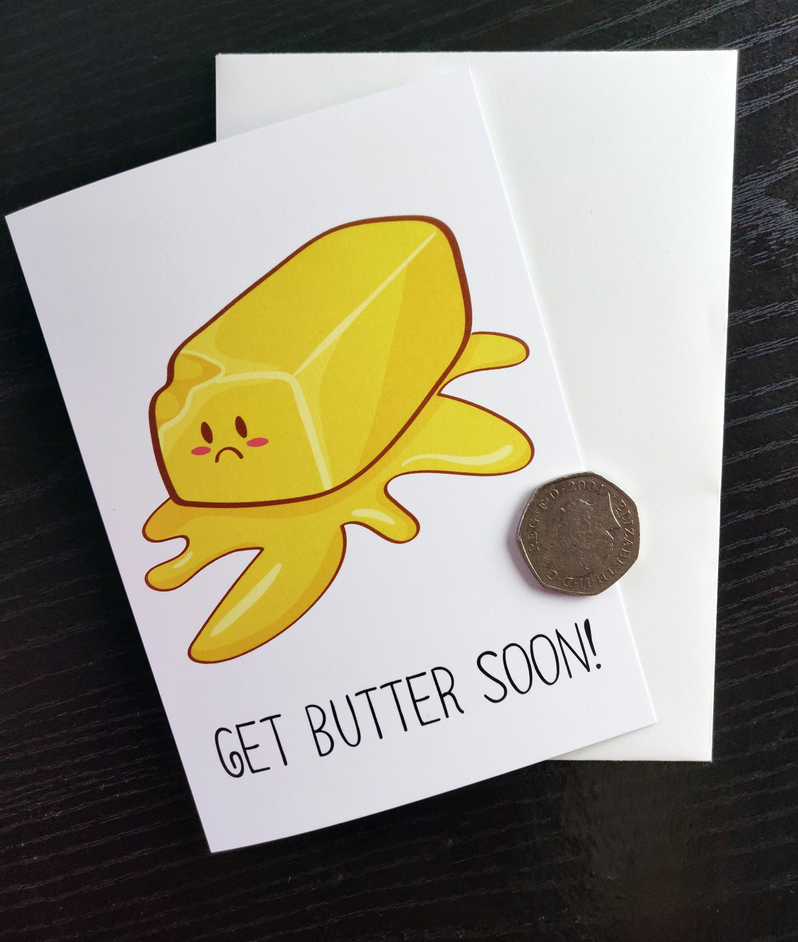 Get Butter Soon Card Well Wishes Card Operation Card - Etsy UK