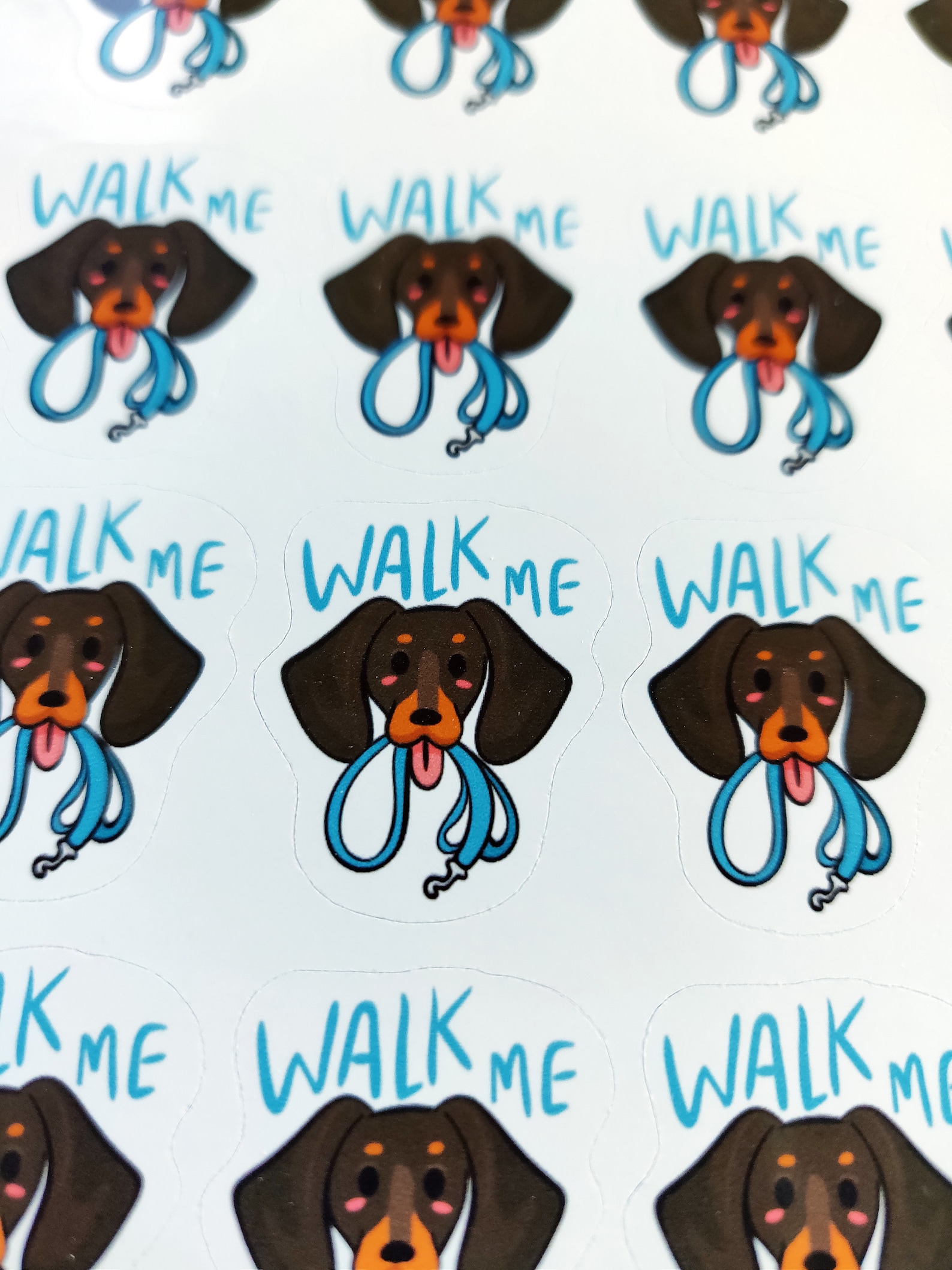 36 Dachshund Dog Walk Stickers Dog Walkies Stickers Walk - Etsy