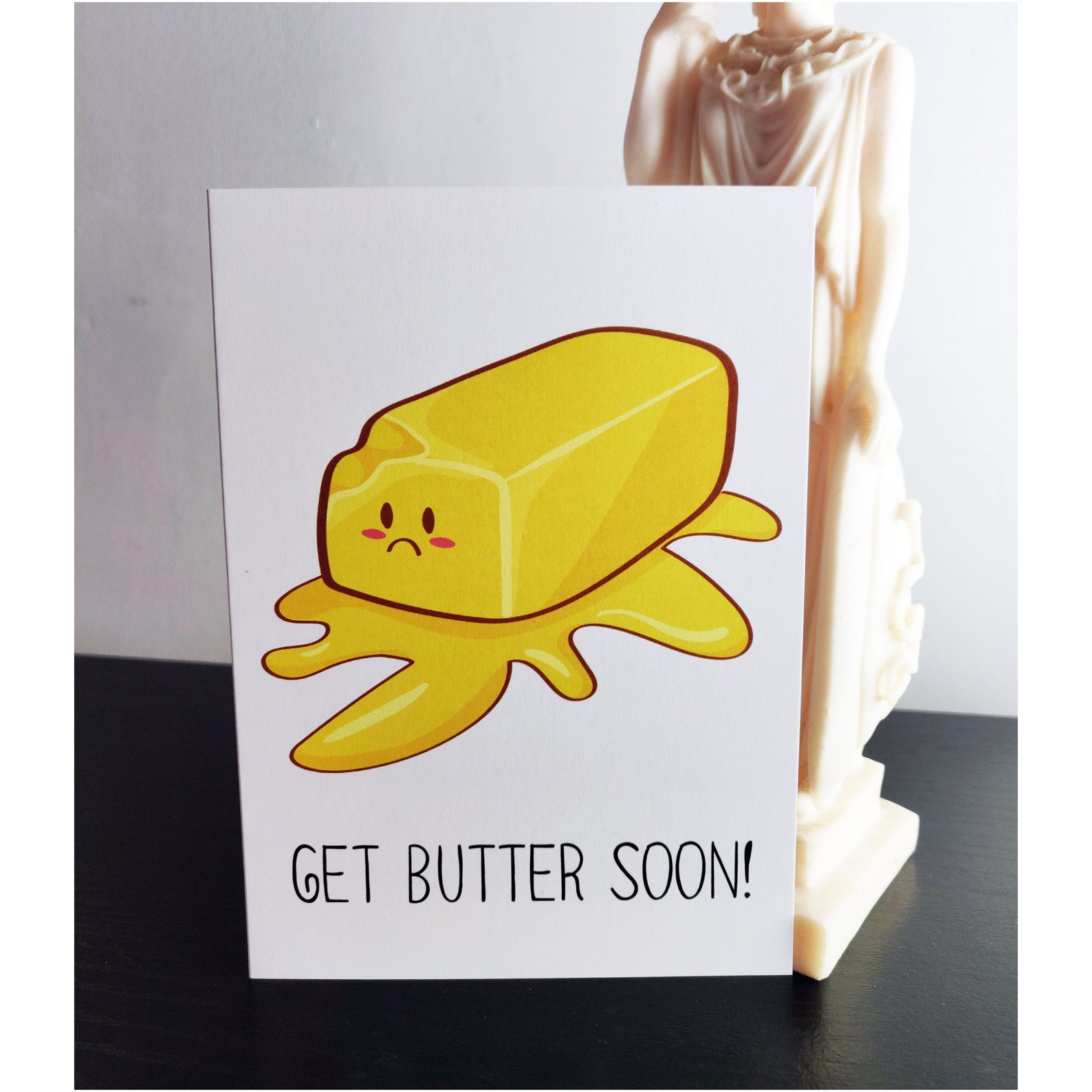 Get Butter Soon Card Well Wishes Card Operation Card | Etsy