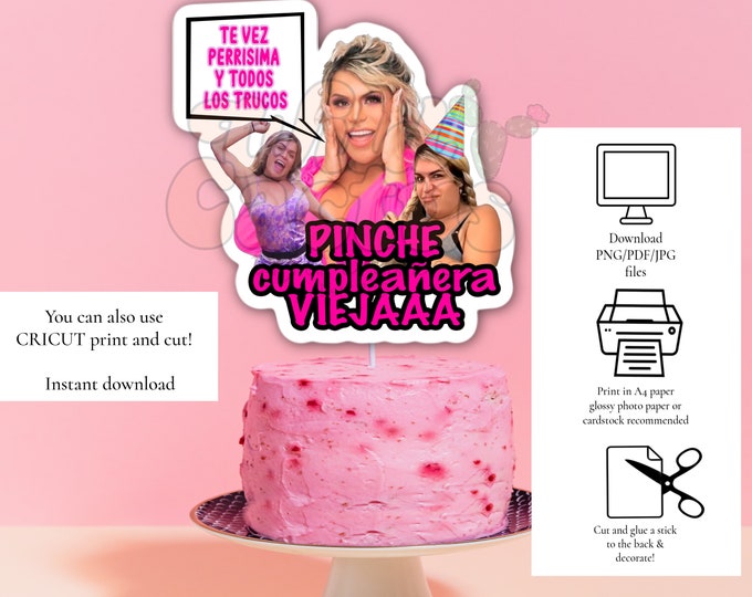 Wendy Guevara, Pinche Cumpleañer Vieeej, Happy Birthday Card, Tarjeta ...