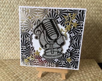 Radio Birthday Card | Etsy