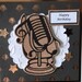 Retro Microphone Card, Art Deco Style Gift, Broadcaster Design - Etsy