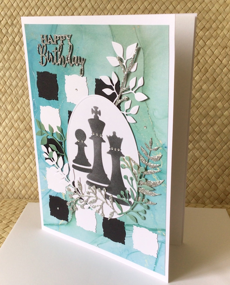 Chess Player Birthday Card: Checkmate Decoupage - Etsy