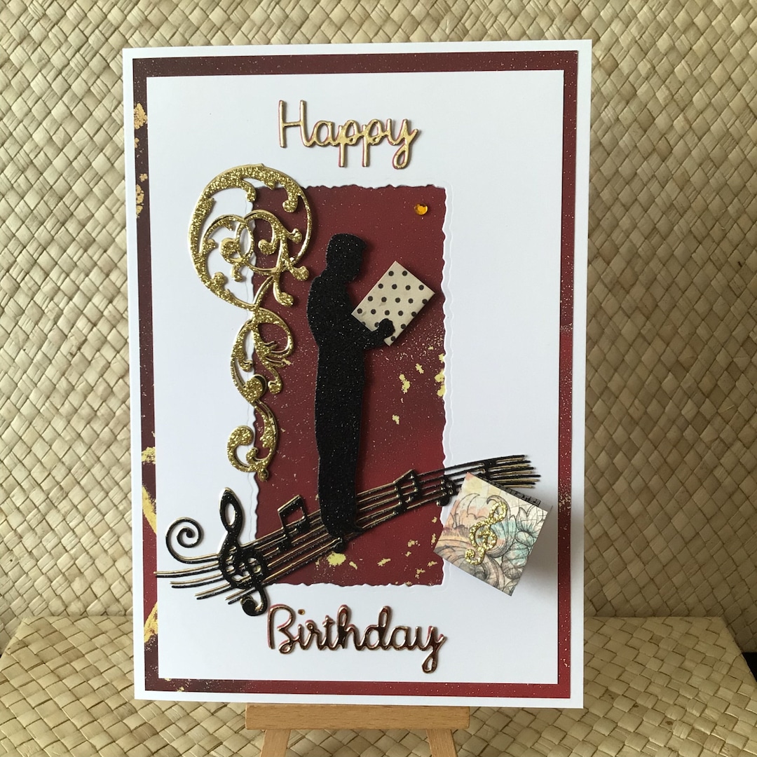 Tenor Singer Birthday Card Choir Member Choral Director - Etsy