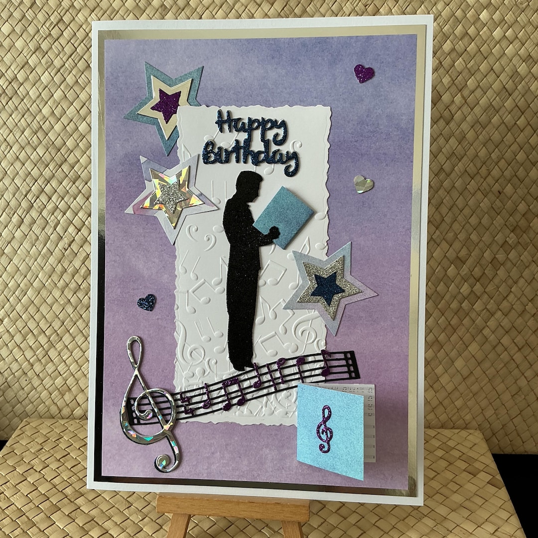 Tenor Singer Birthday Card: Choir Member or Choral Director Greeting - Etsy