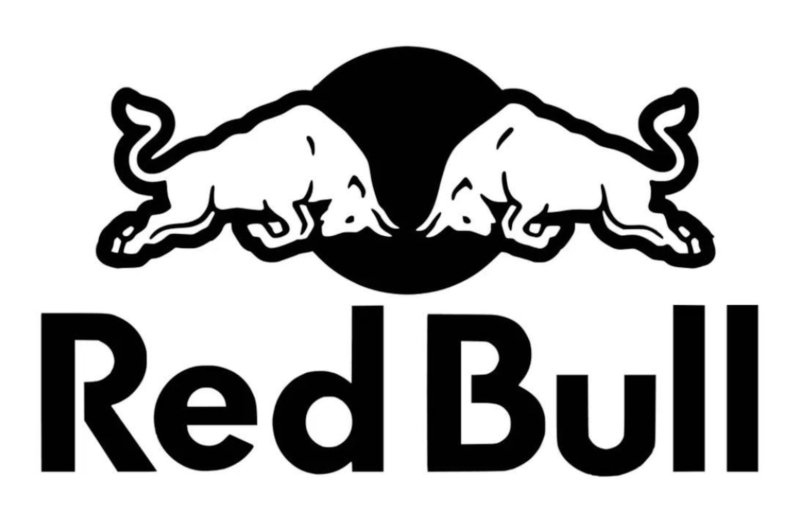 Red Bull Type Vinyl Decal - Etsy