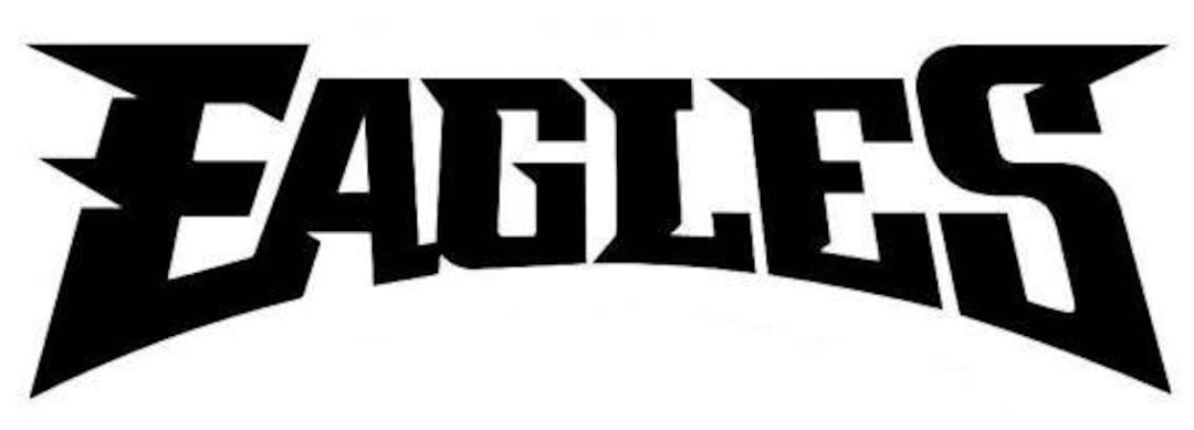 Philadelphia Eagles Lettering Type Vinyl Decal - Etsy