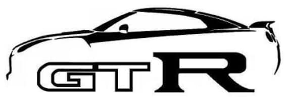 GTR R35 Silhouette Type Decal - Etsy