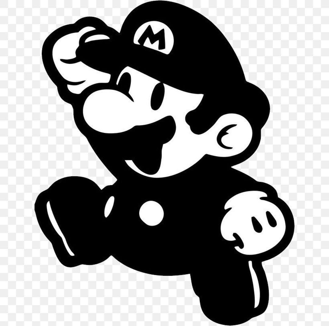 Mario Type Decal - Etsy