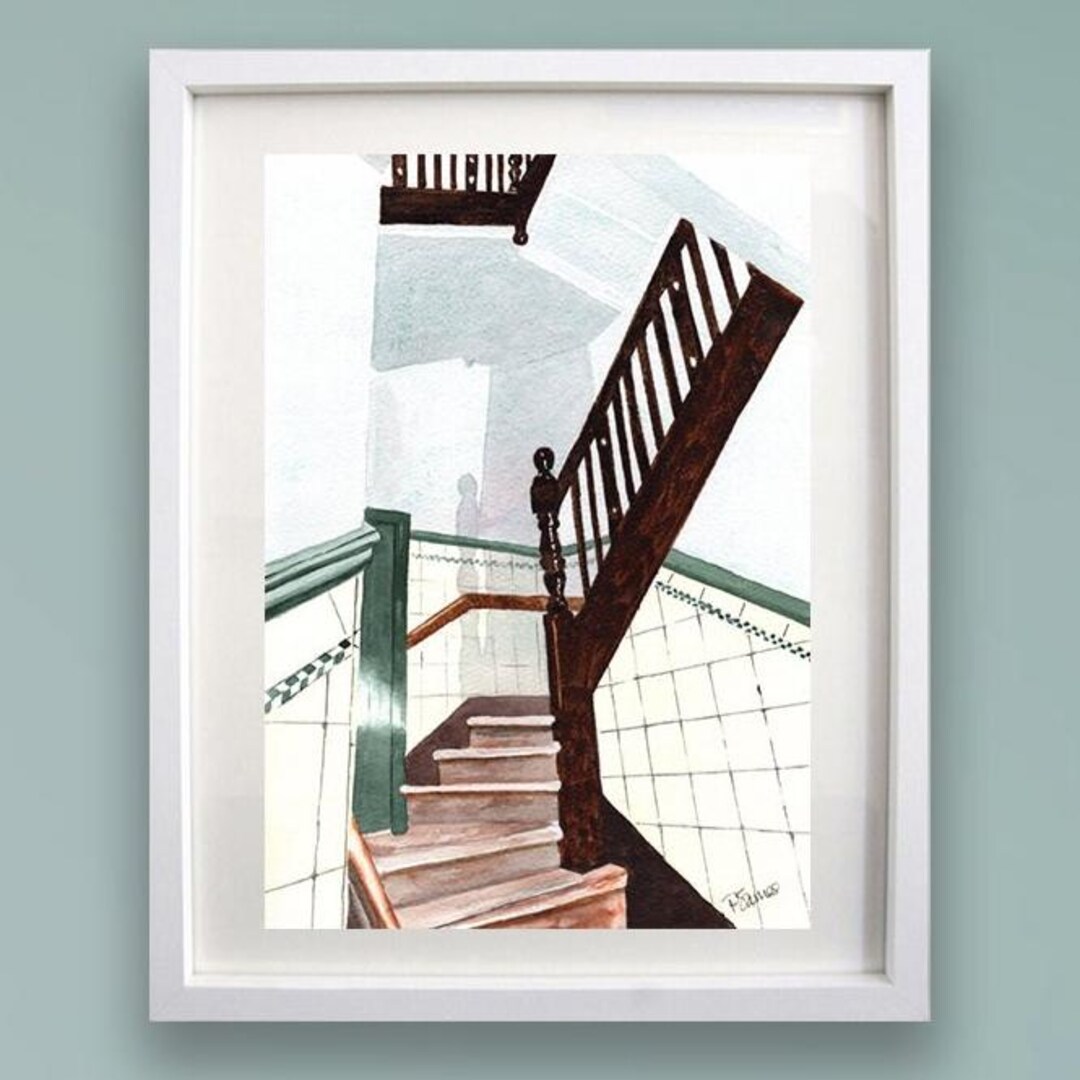 GLASGOW CLOSE TENEMENT A4 or A3 Print - Art Print of Original ...