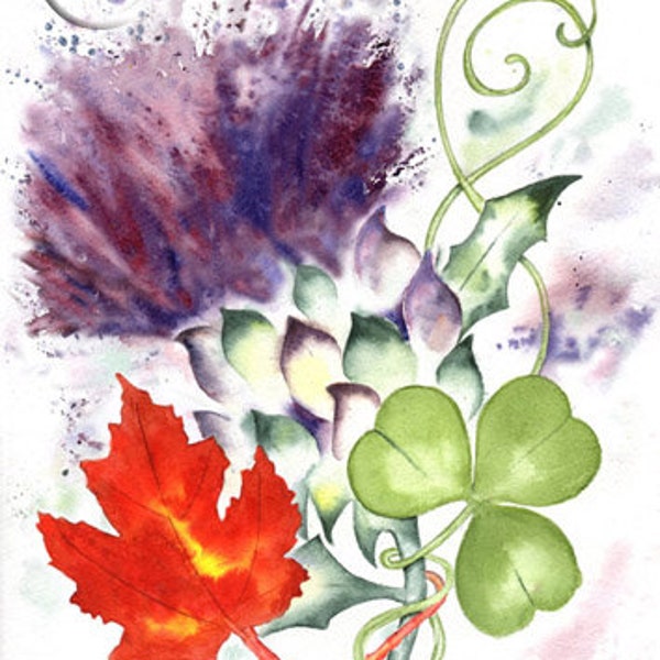 Maple Leaf Artwork - Etsy