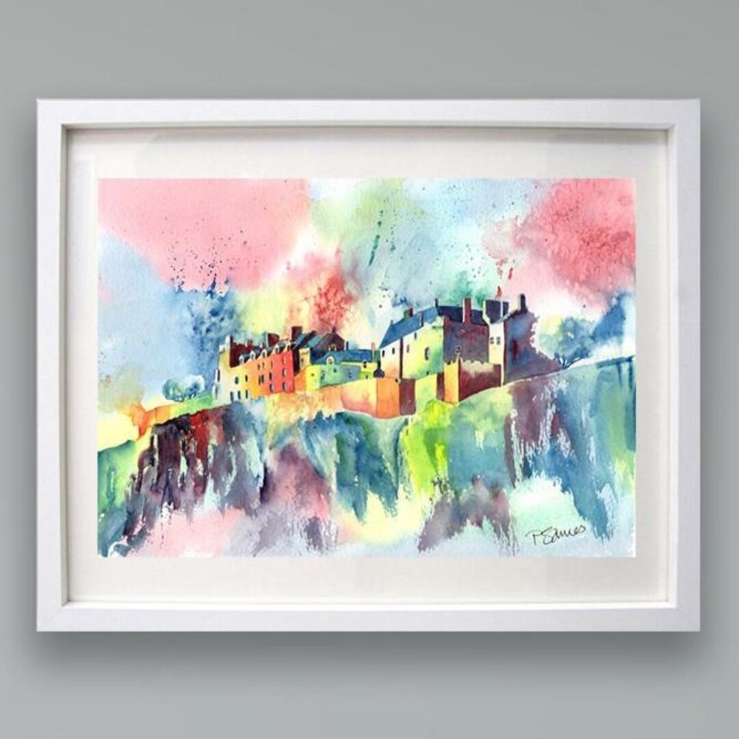 STIRLING CASTLE A4 or A3 Print - Art Print of Original Scottish ...