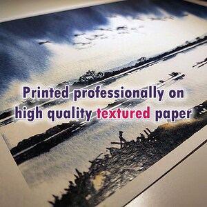 POPPY SPLASH Art Print of Original Watercolour Painting - Etsy