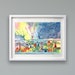 CITY OF PERTH Scotland Art Print of Original Watercolour Painting ...