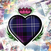 THREE SCOTTISH THISTLES Scotland Art Print of Original Watercolour ...