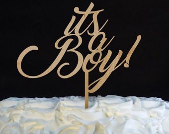 It's a Boy Cake Topper - Etsy