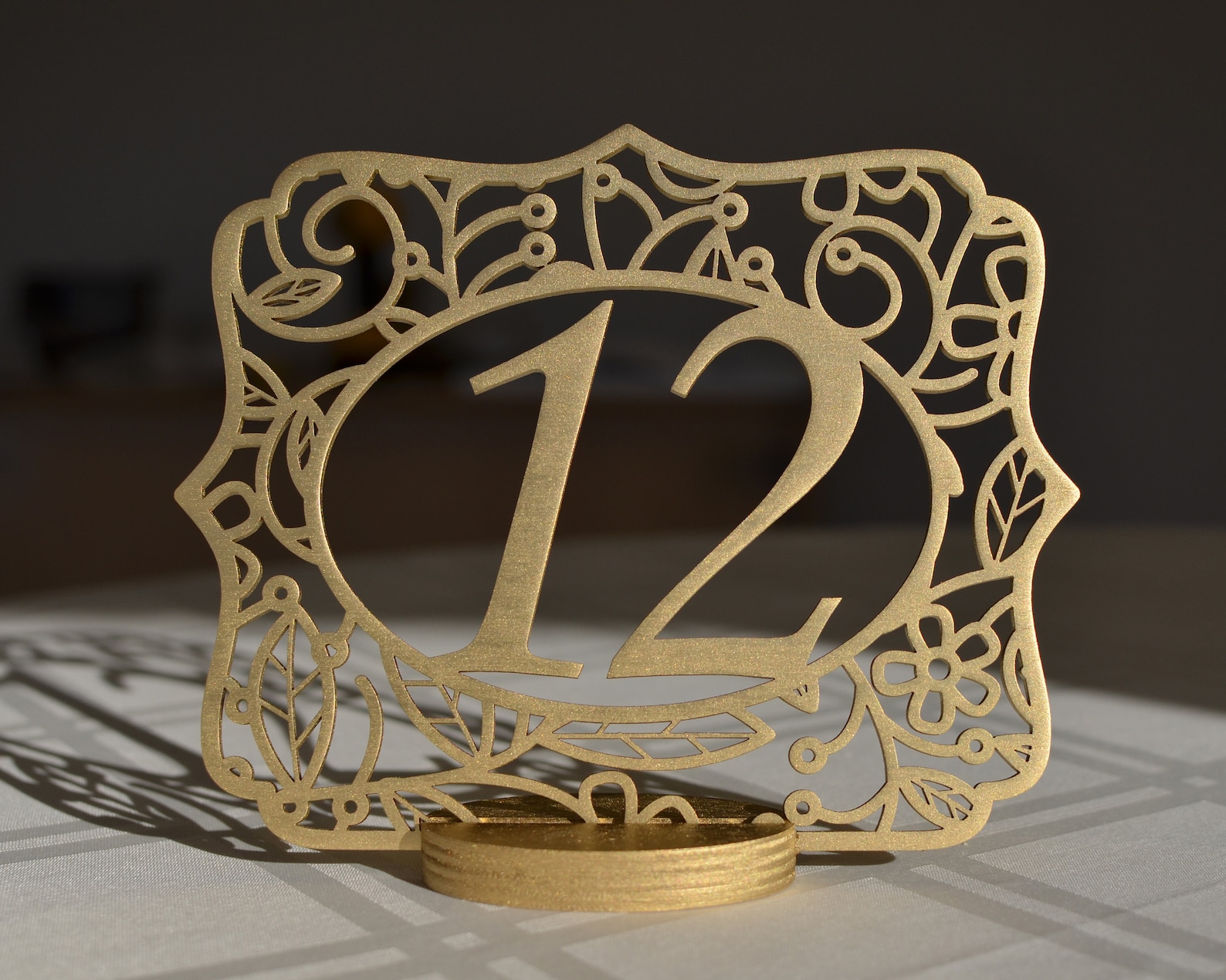 Gold Table Numbers for Wedding Wedding Table Numbers Wood - Etsy