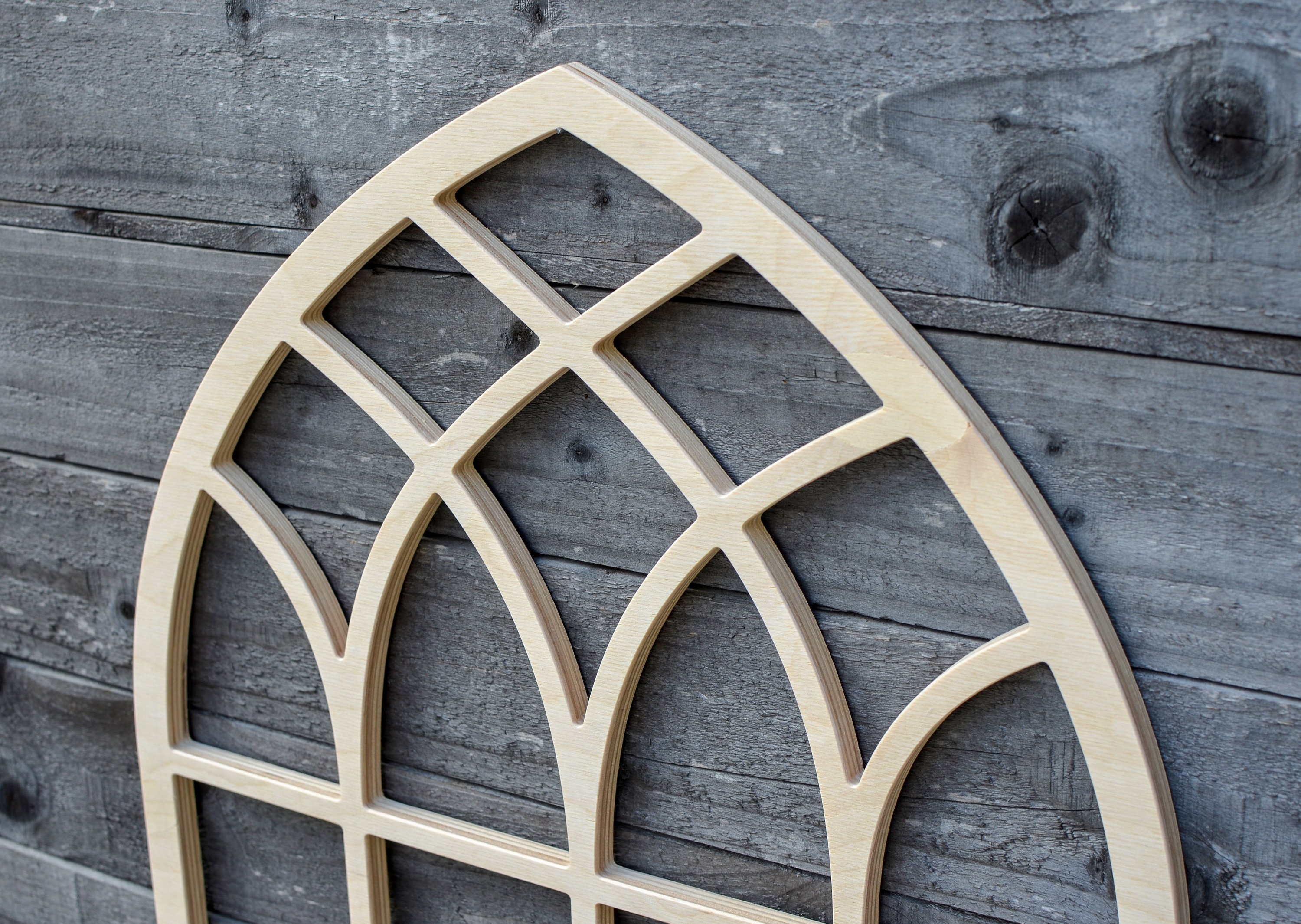 Wooden Arch, Arched Frame, Farmhouse Window, Cathedral Windows ...