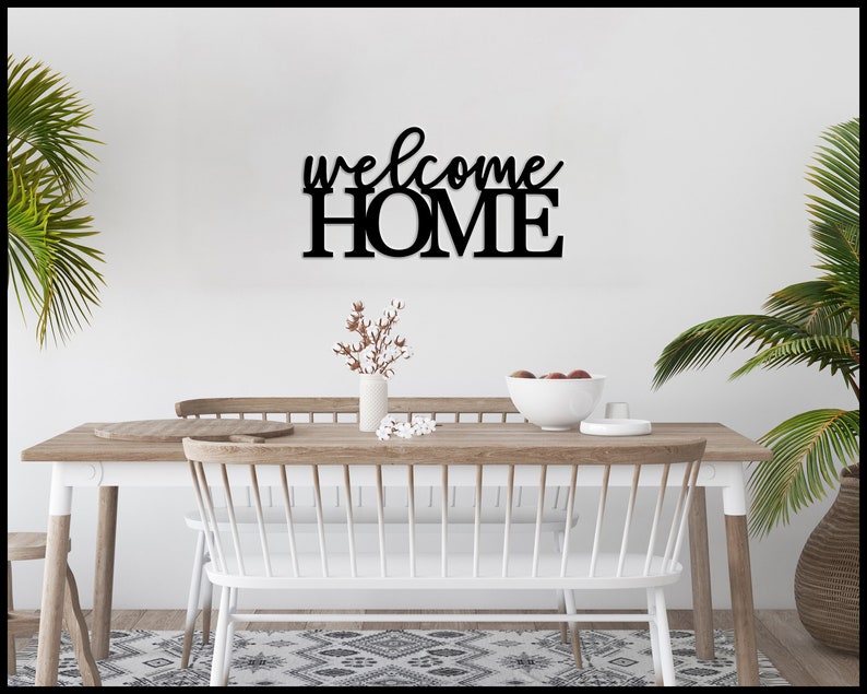 Welcome Home Wood Sign Welcome Sign Entry Way Decor Realtor - Etsy