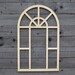 Arched Cathedral Window Frame, Farm Home Decor, Wood Arch Craft ...