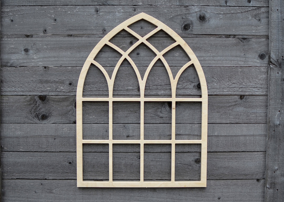Wooden Arch, Arched Frame, Farmhouse Window, Cathedral Windows ...