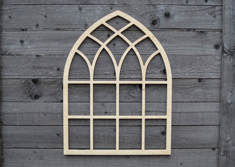 Wooden Arch, Arched Frame, Farmhouse Window, Cathedral Windows ...