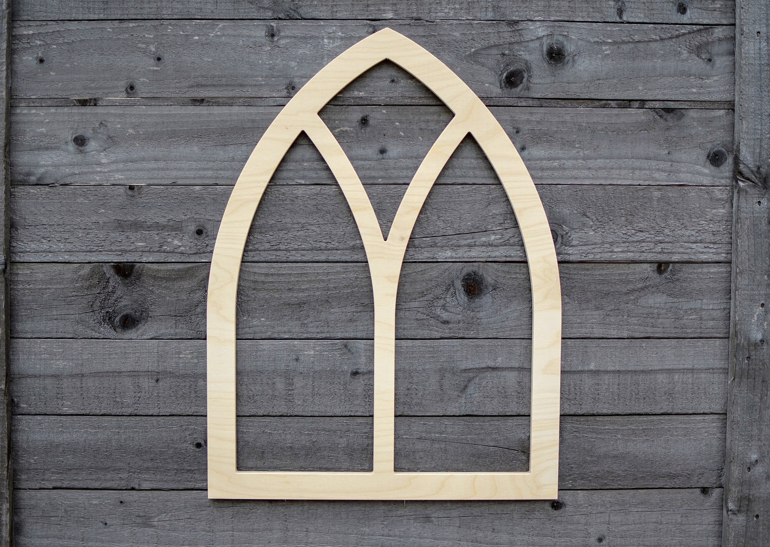 Arched Cathedral Window Frame Farm Home Decor Wood Arch - Etsy