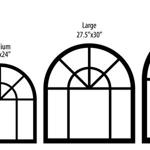Window Frames Cathedral Windows Farm Home Decor Wood Arch - Etsy