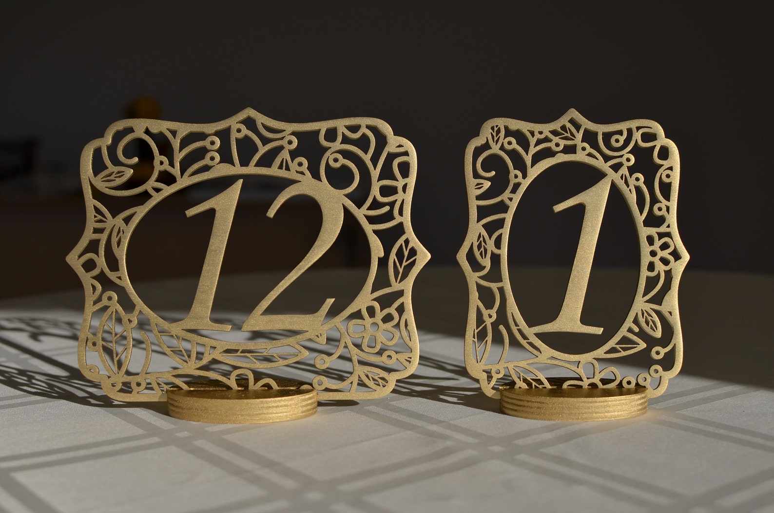 Gold Table Numbers for Wedding Wedding Table Numbers Wood - Etsy