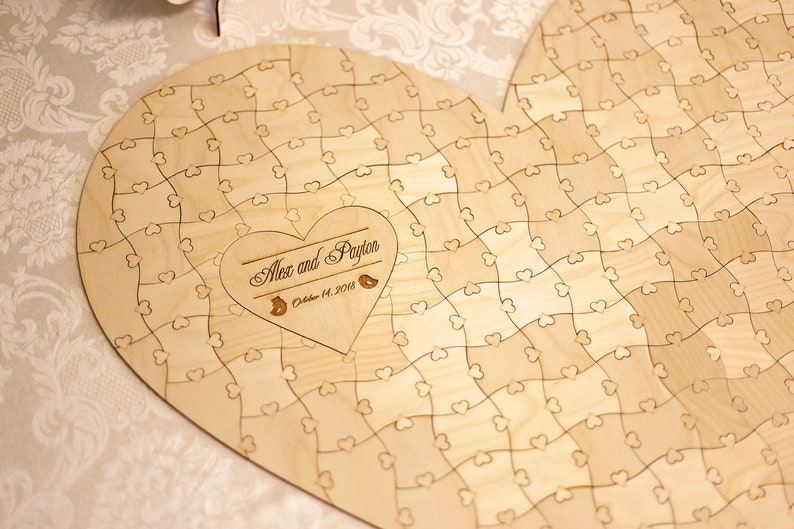 Puzzle Guestbook Jigsaw Guestbook Unique Guestbook Jigsaw Puzzle ...