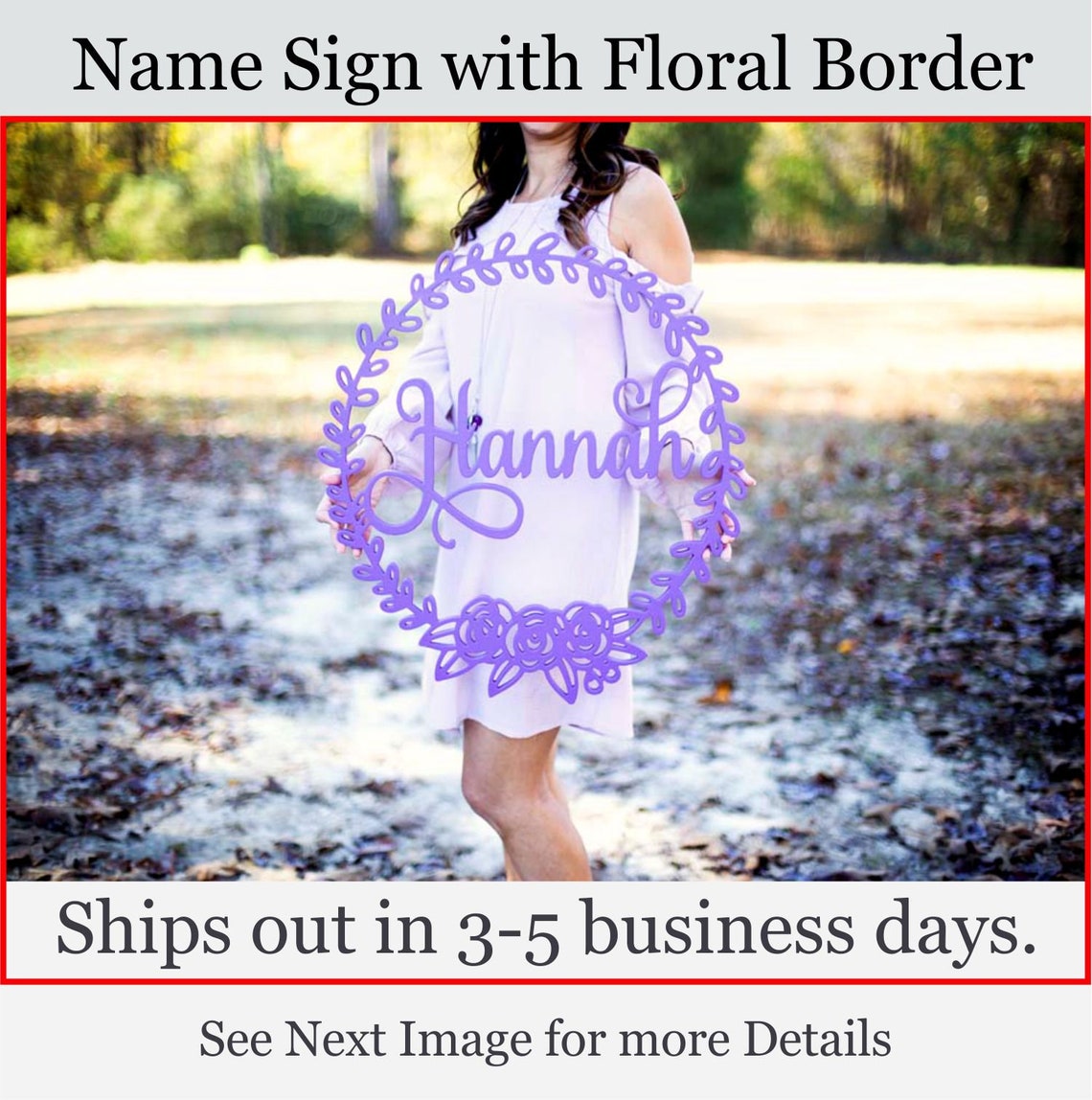 Round Name Sign Custom Wreath Decor Dorm Room Decor - Etsy